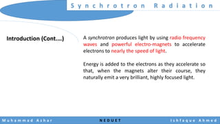 Synchrotron radiation | PPTX