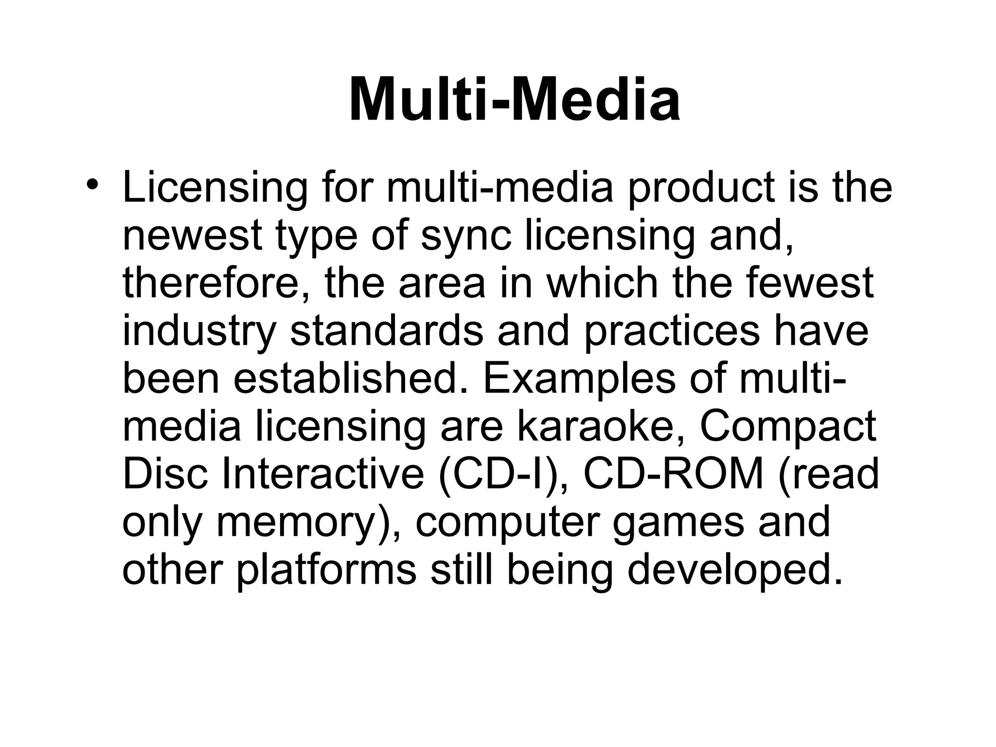 Sync licensing | PPT