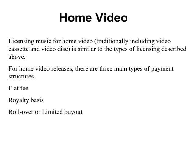 Sync licensing | PPT