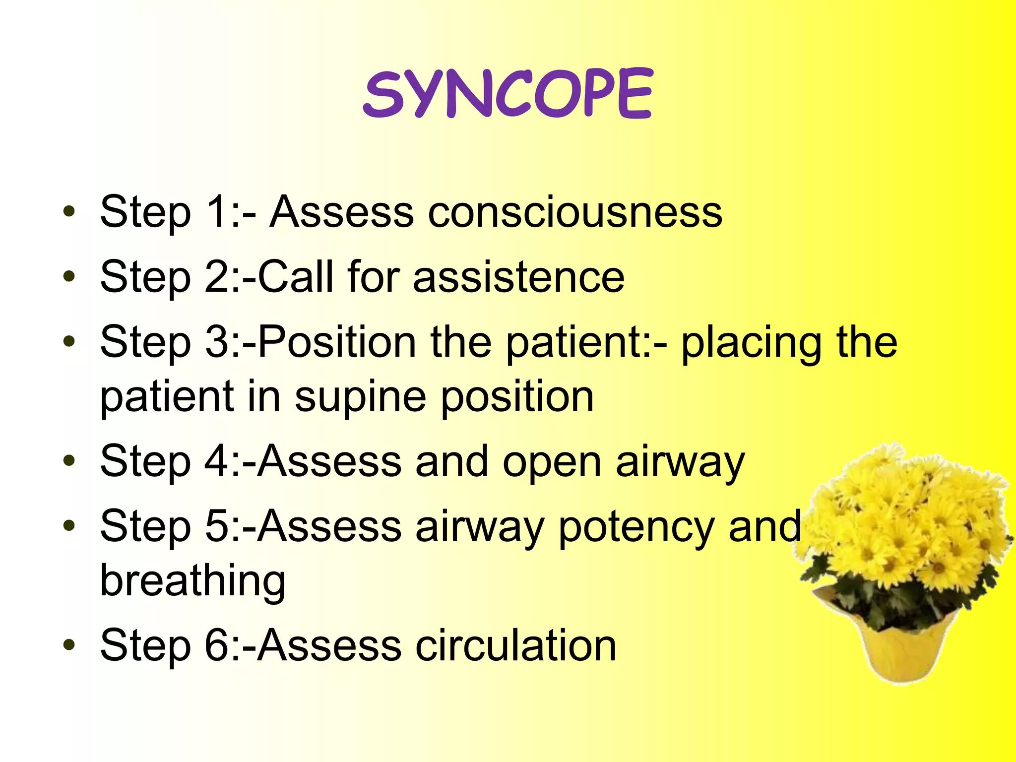 Syncope | PPTX