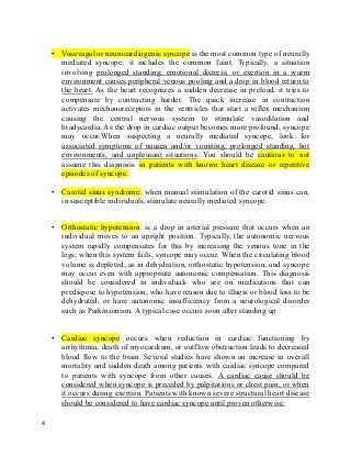 Syncope | PDF