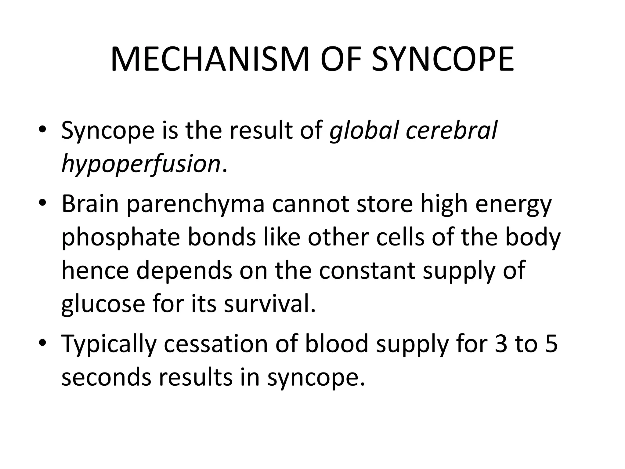 Syncope | PPTX
