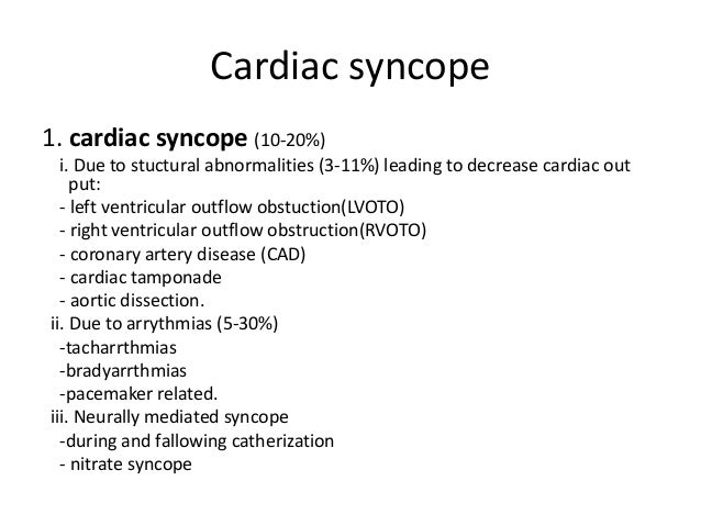 Syncope