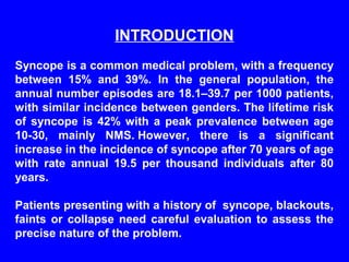 Syncope | PPT