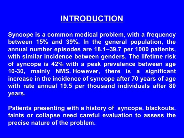 Syncope