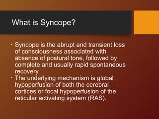 Syncope | PPT