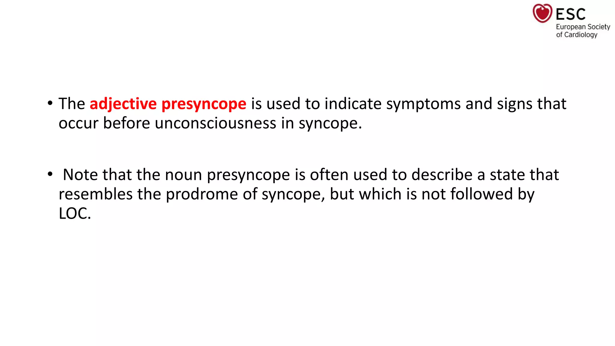 Syncope | PPTX