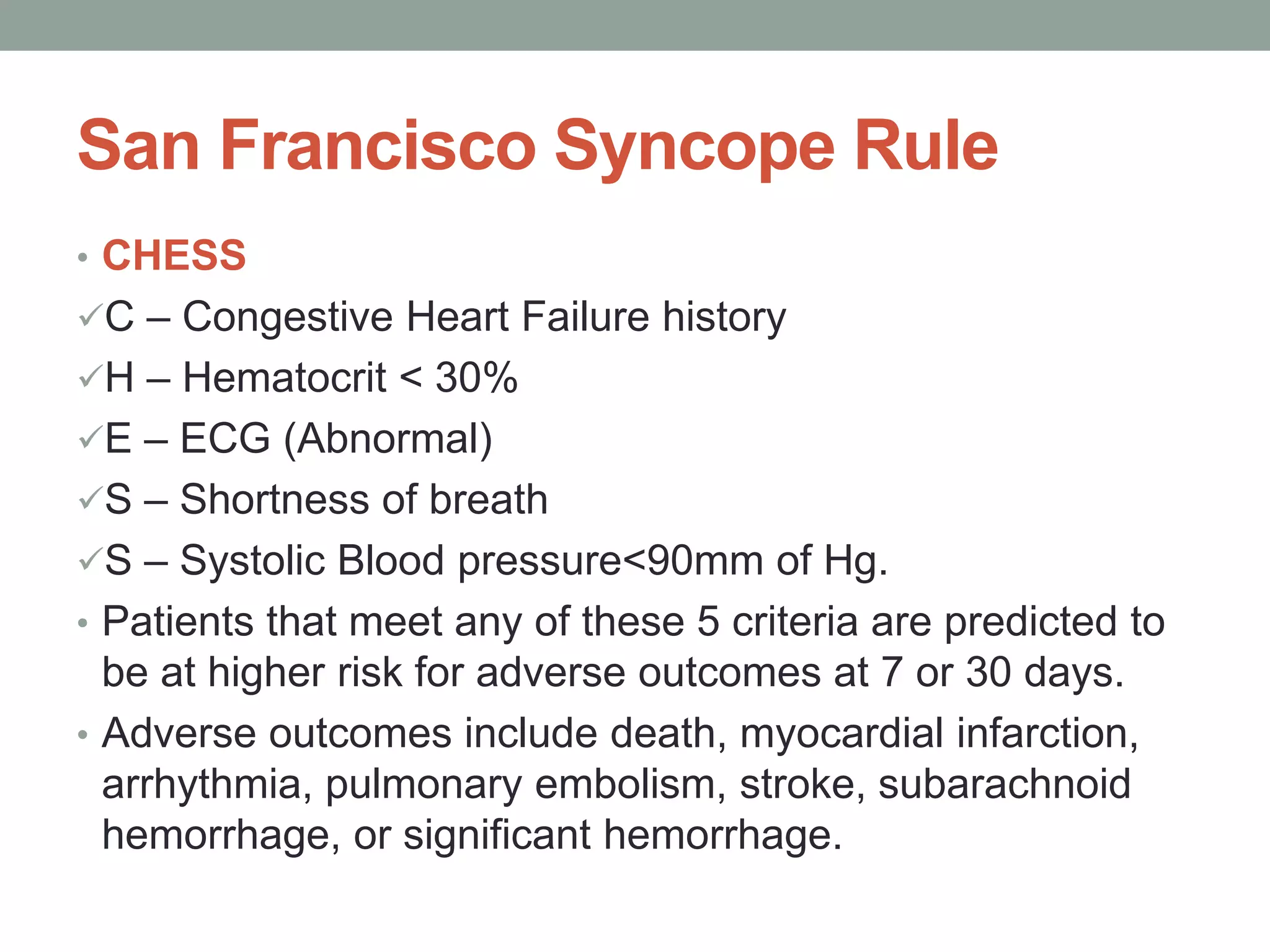 Syncope | PPTX