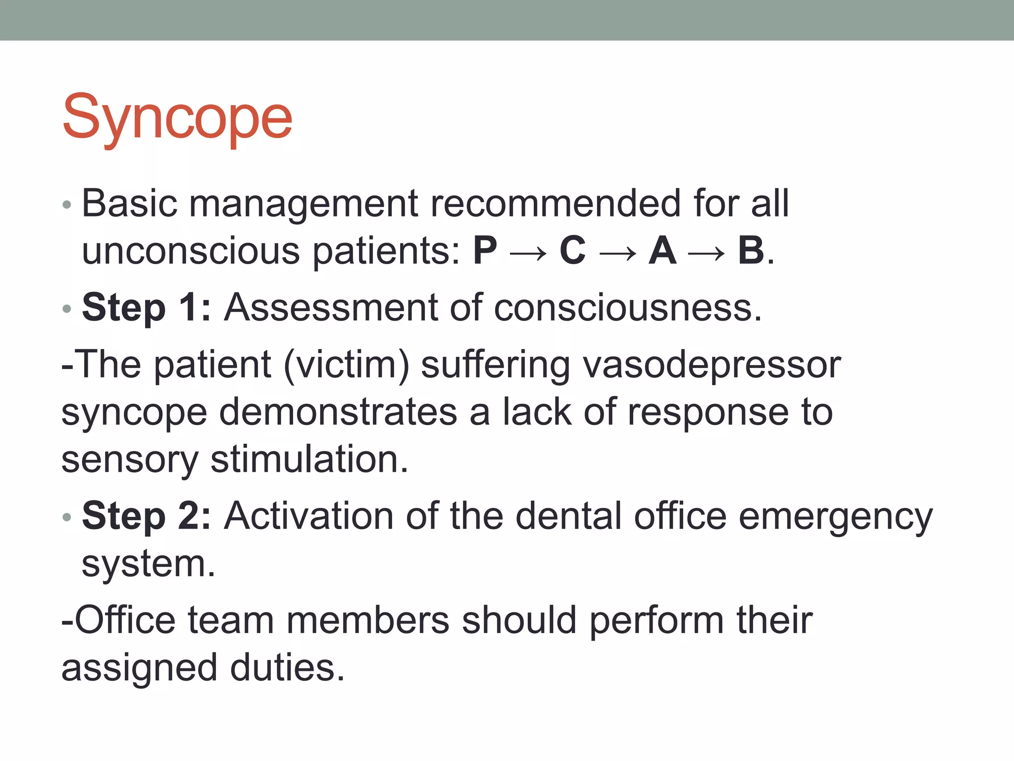 Syncope | PPTX