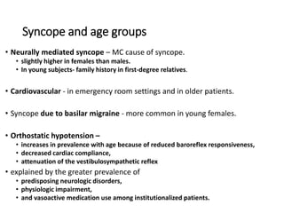 Syncope and arterial hypertension: emergence in cardiology | PPT