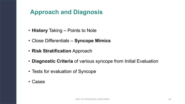 Syncope - Case Presentation and Approach to Diagnosis | PDF