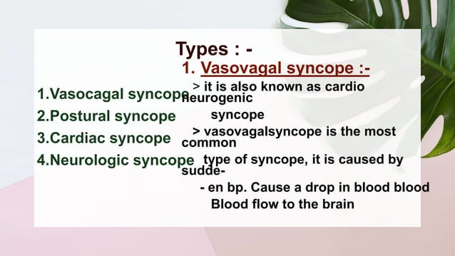 syncope, definition, types, causes, treatment.pptx