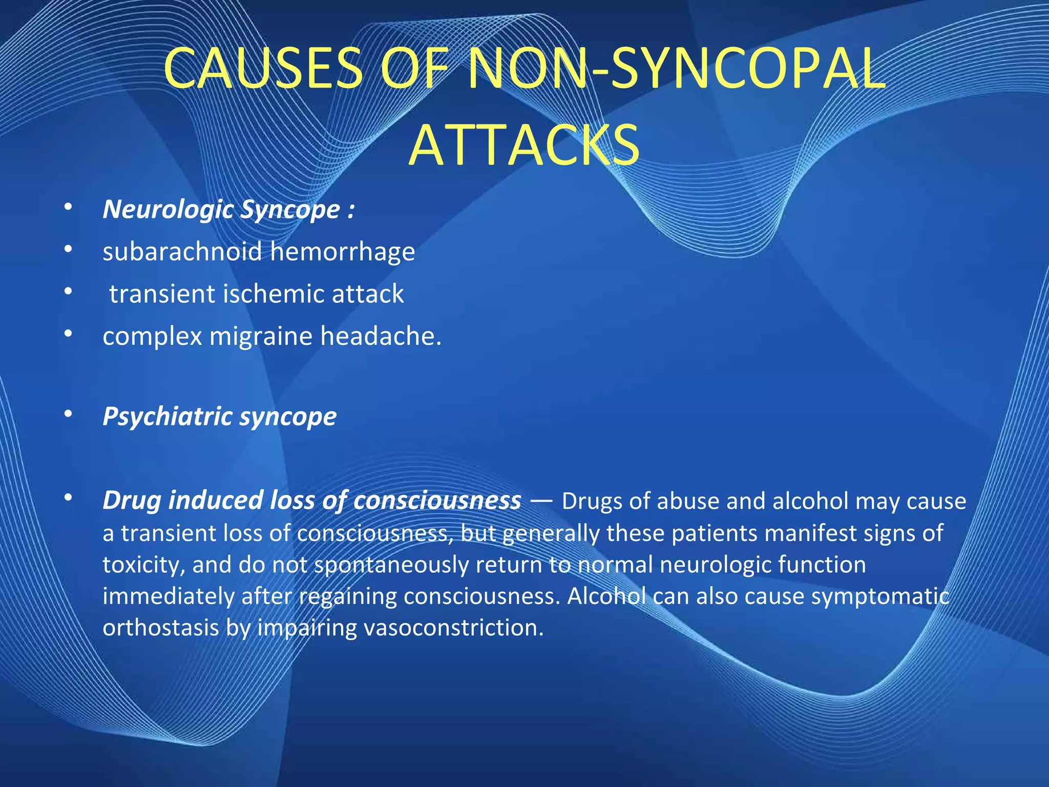 Approach to Syncope | PPT