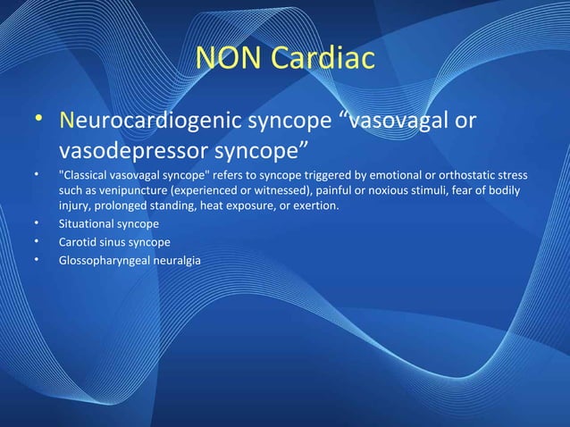 Approach to Syncope | PPT | Heart and Cardiovascular Diseases ...