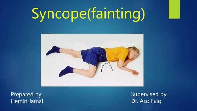Syncope in children | PPTX