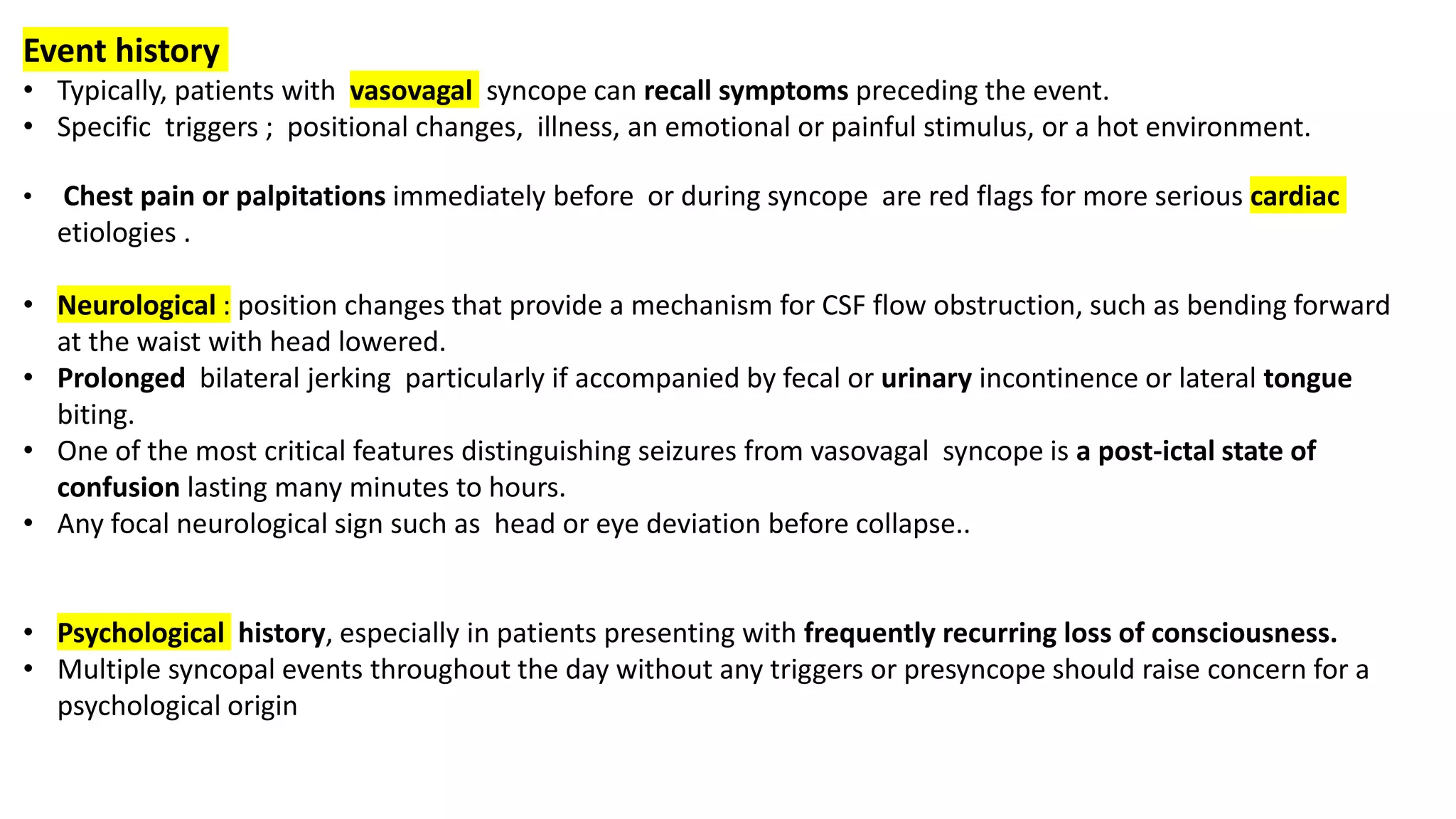 Syncope in children and adolescents | PPTX