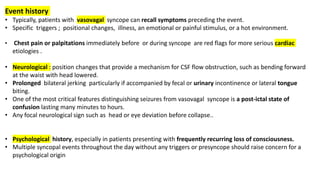 Syncope in children and adolescents | PPTX