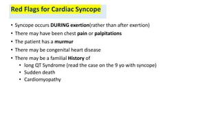 Syncope in children and adolescents | PPTX