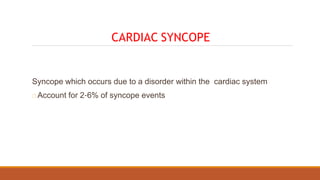 Syncope in pediatrics | PPTX