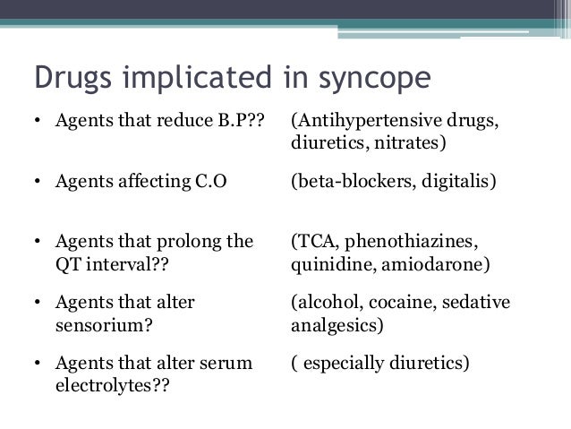 Syncope Presentation