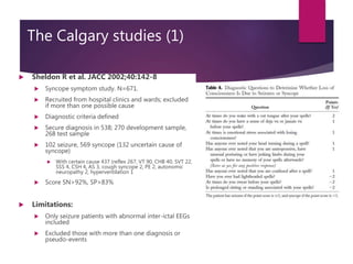 Syncope the history dr nick gall(2) | PPTX | Brain and Nervous System ...