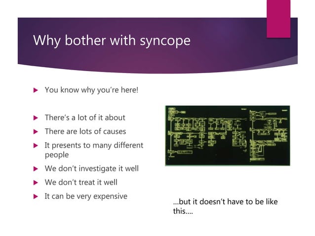 Syncope the history dr nick gall(2) | PPT