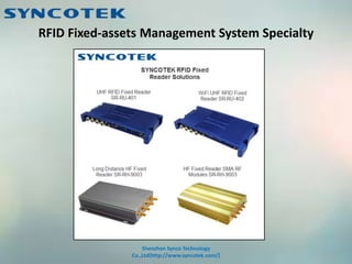SYNCOTEK Fixed-assets management RFID solution | PPT