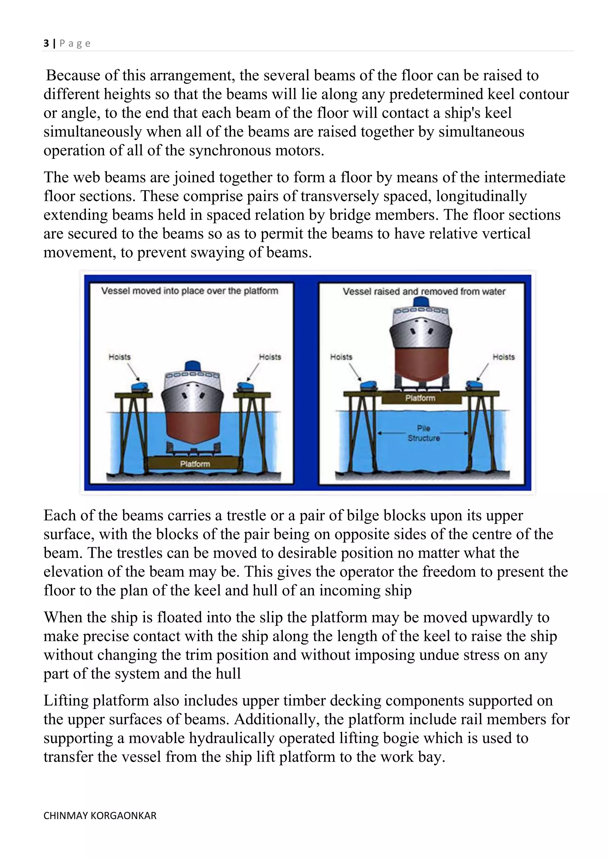 Syncrolift (shiplift) | PDF