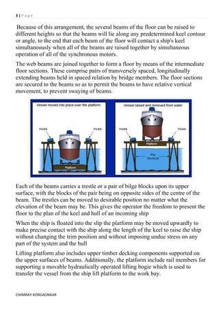 Syncrolift (shiplift) | PDF