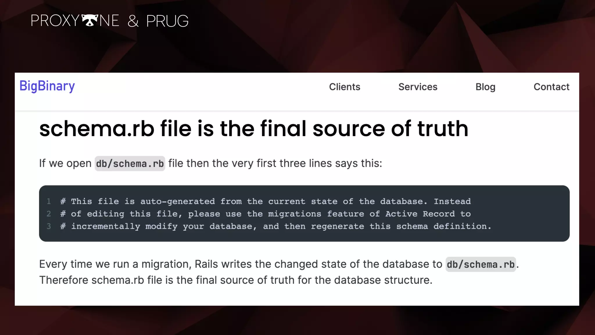 How To Sync Rails Schema Rb Right Ppt