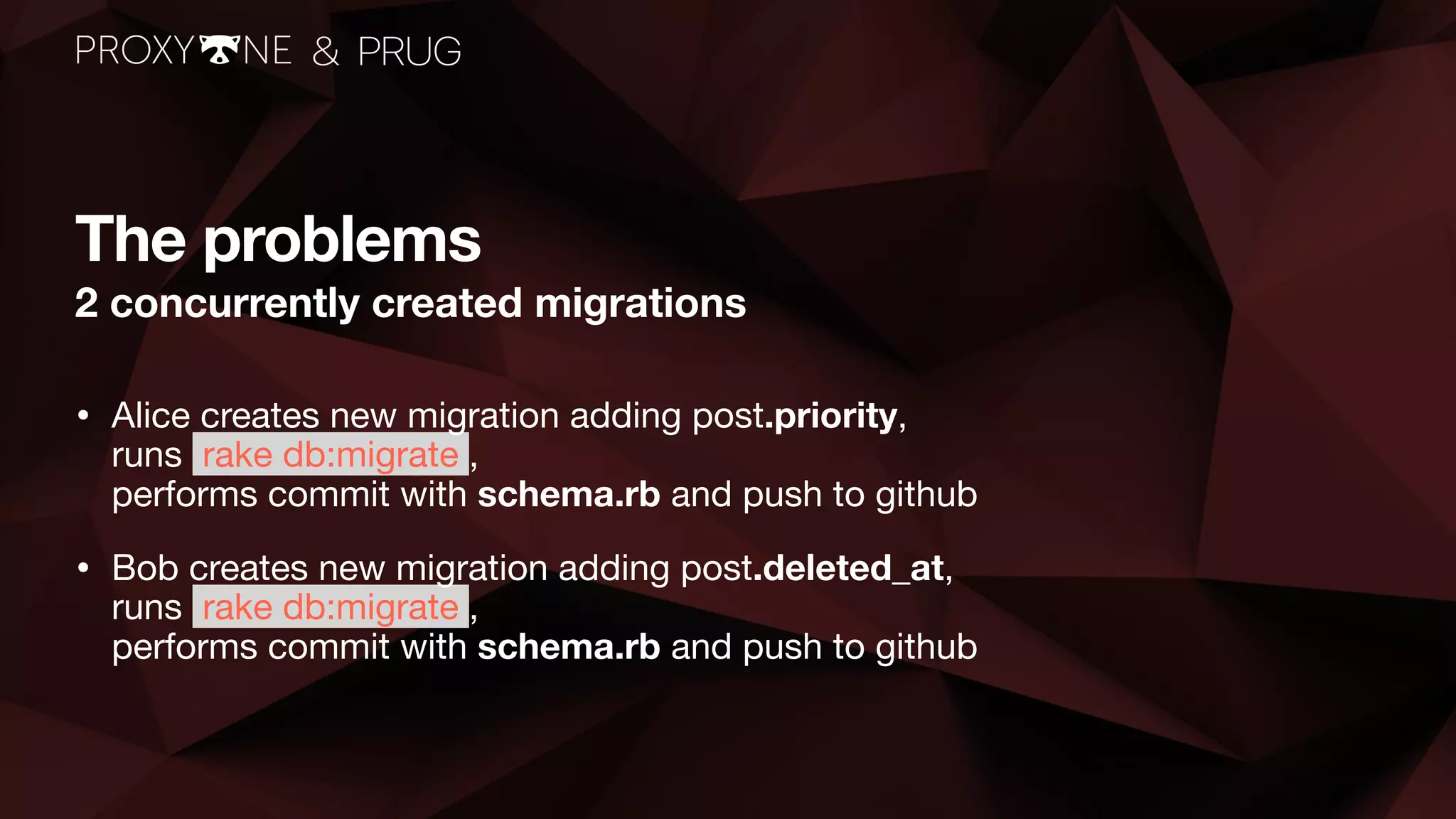 How to sync Rails schema.rb right | PPT