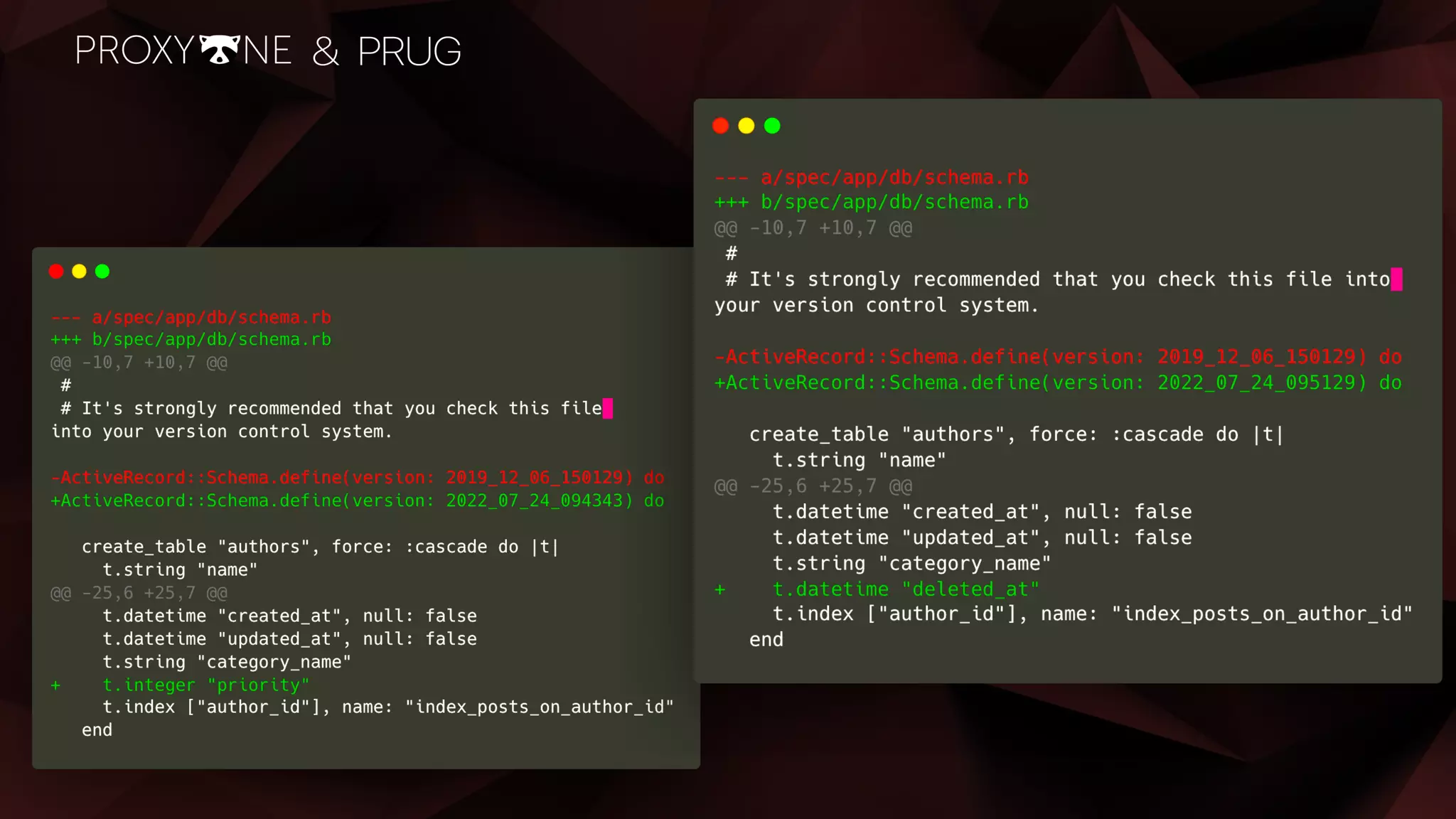 How to sync Rails schema.rb right | PPT