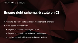 How to sync Rails schema.rb right | PPT