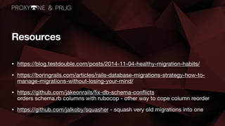 How to sync Rails schema.rb right | PPT