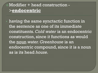 Synctactic criterion & Constituent-structure criterion | PPT