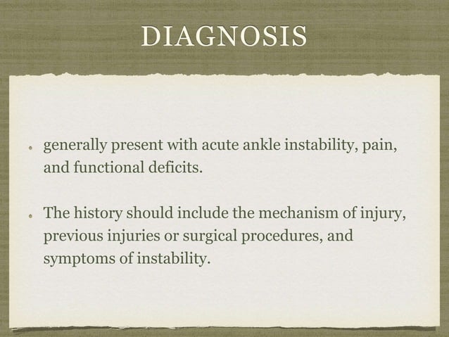 syndesmotic injury mechanism and treatment subject review | PPT