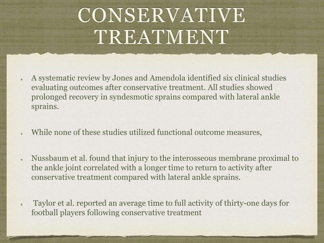 syndesmotic injury mechanism and treatment subject review | PPT