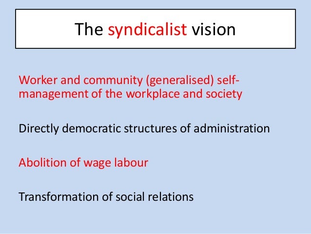 Syndicalism