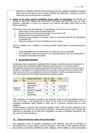 Syndicate bank po program pgdbf advertisement 2016-17-15122015 (1) | PDF