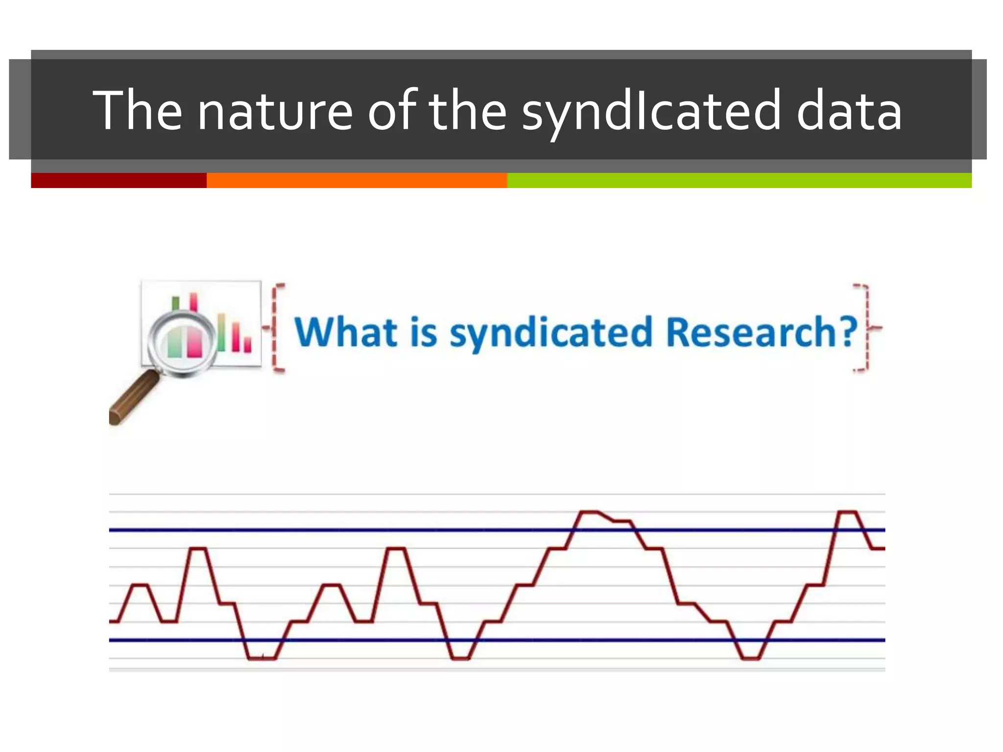 Syndicated sources of secondary data | PPTX