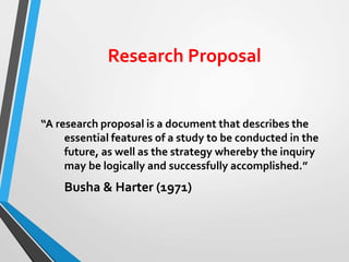 Syndicate research proposal fromat | PPTX
