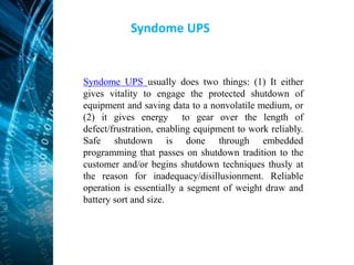 Syndome ups | PPT