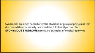 Syndrome | PPTX