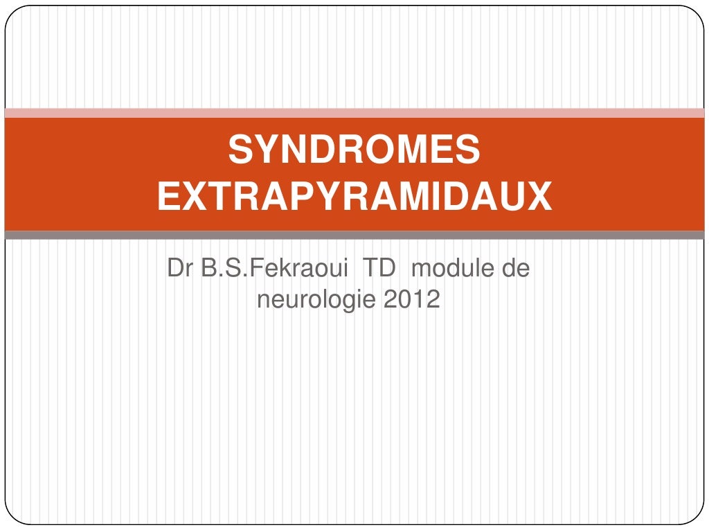 Extrapyramidal Syndrome