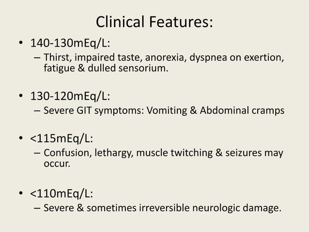 Syndrome of inappropriate anti diuretic hormone release (SIADH) | PPTX