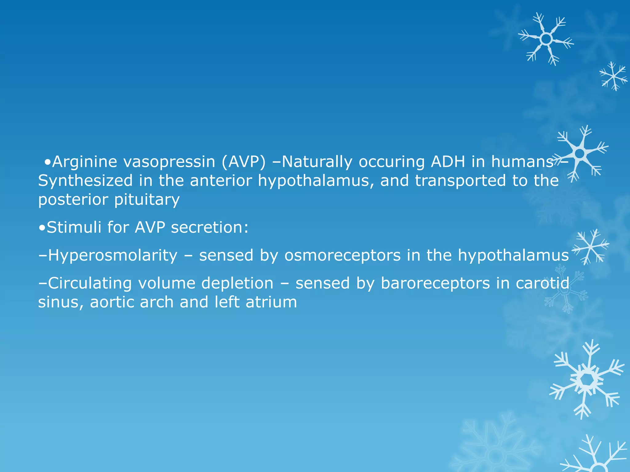 Syndrome of inappropriate anti diuretic hormone secretion (siadh) | PDF