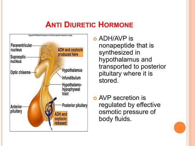 Syndrome of inappropriate antidiuretic hormone secretion | PPTX