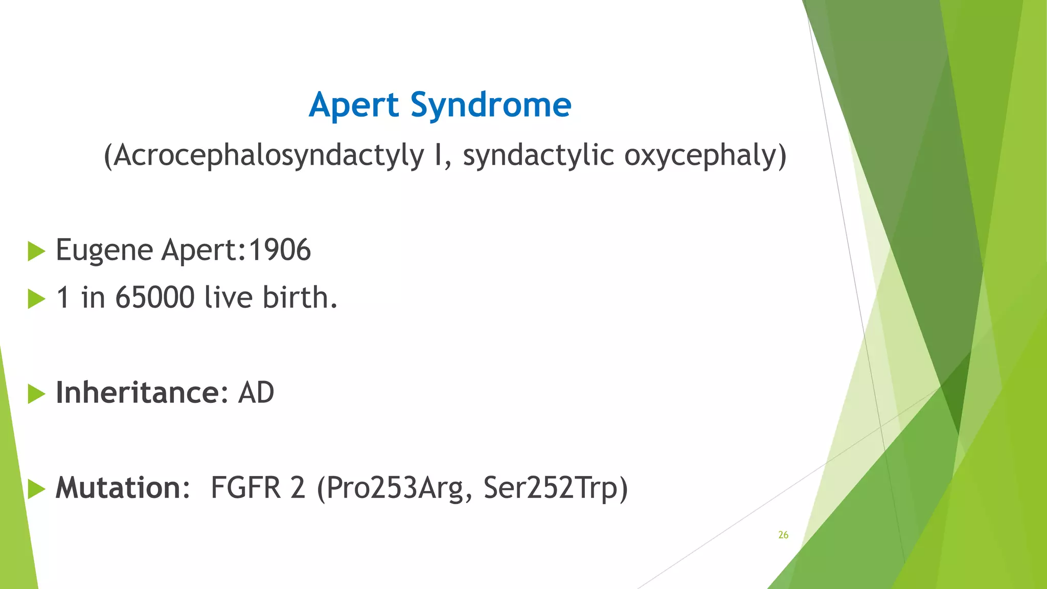 Syndromes of orofacial region mine | PPTX