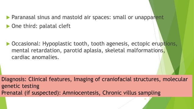 Syndromes of orofacial region mine | PPTX | Ear, Nose and Throat ...