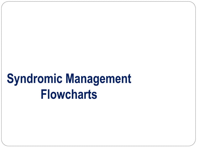 Syndromic approach | PPTX